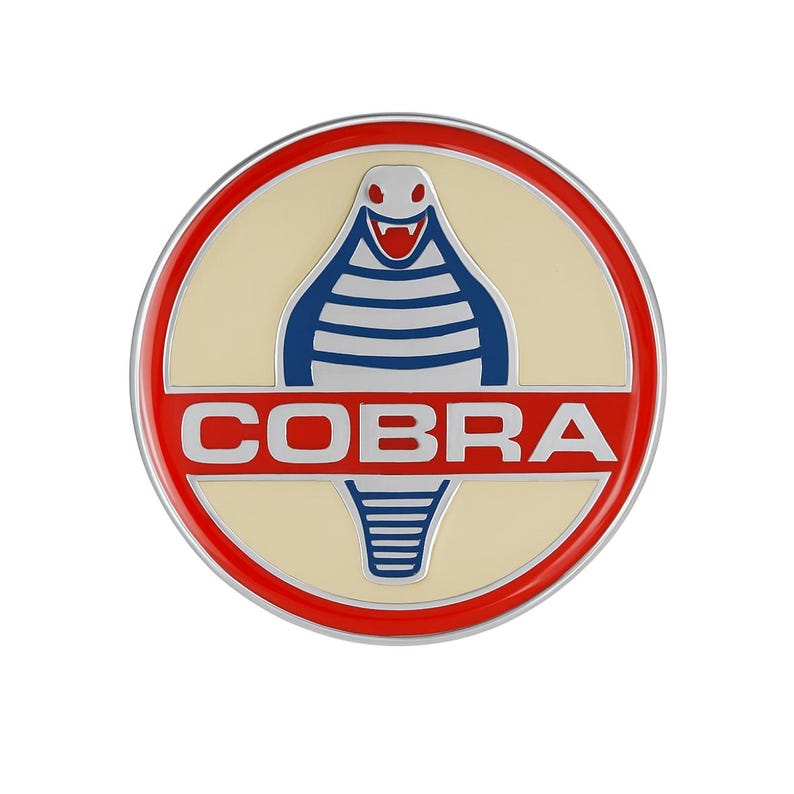 Vintage Shelby Cobra Rear Badge Resin Emblem Placca Plate 5cm - Etsy