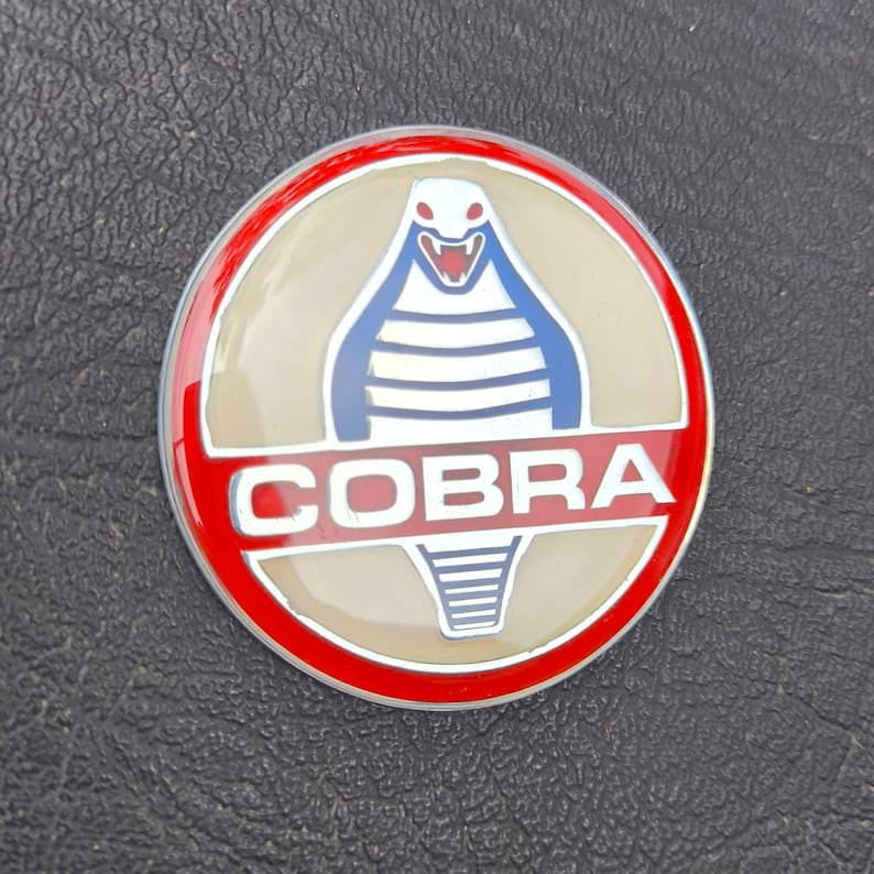 Vintage Shelby Cobra Rear Badge Resin Emblem Placca Plate 5cm - Etsy