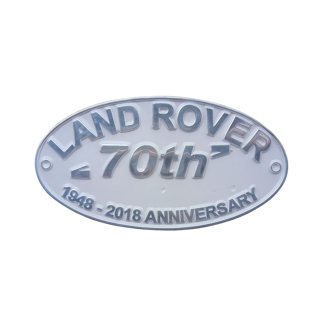 Vintage Land Rover 70th Anniversary Badge Classic 1948–2018 Emblem ...