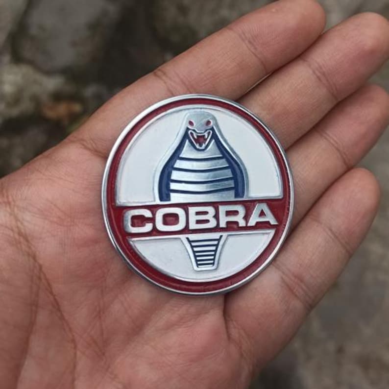 Vintage Shelby Cobra Rear Badge Emblem Placca Plate 5cm - Etsy