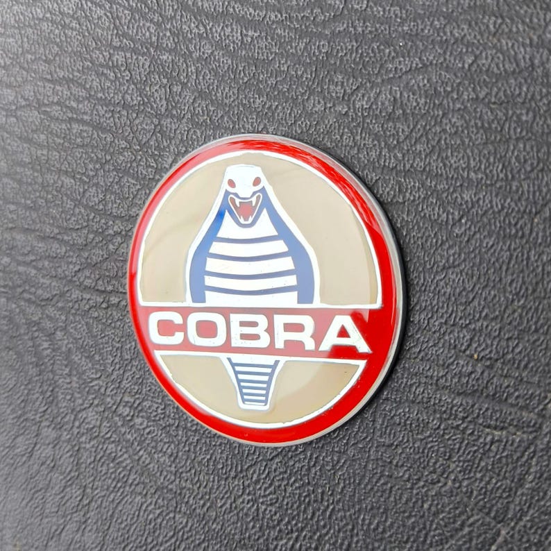 Vintage Shelby Cobra Rear Badge Resin Emblem Placca Plate 5cm - Etsy