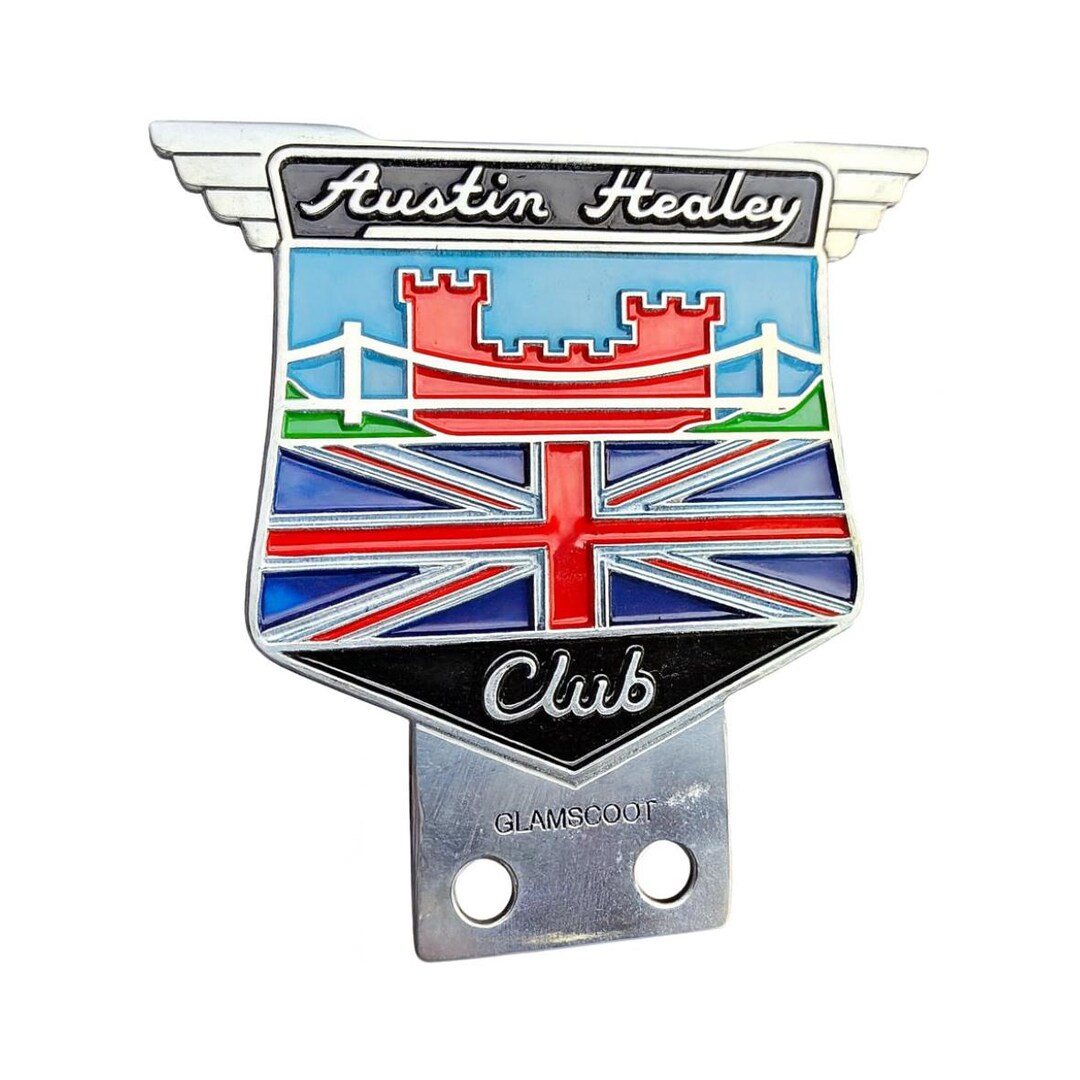 Vintage Austin Healey Club Badge Classic Alloy Grill Emblem UK Sports ...