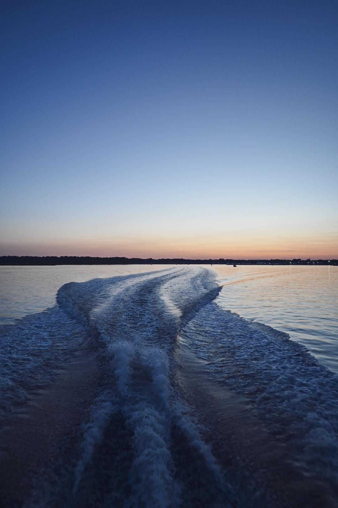 Ocean Wake at Sunset – Serene Boat Photography Print | Long Island ...