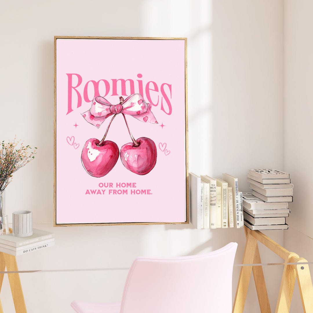 Dorm Room Roomates Gift, College Poster for Roomates, Roomies College ...