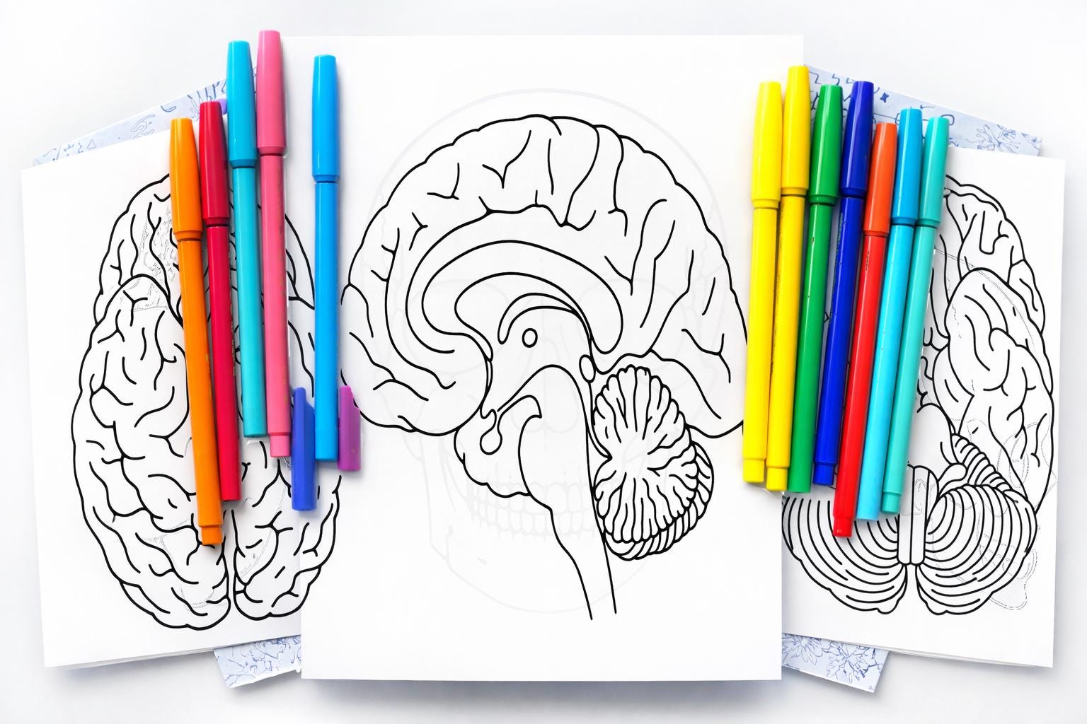 Brain Anatomy Coloring Pages – Neuro Study Sheets (digital Download) - Etsy