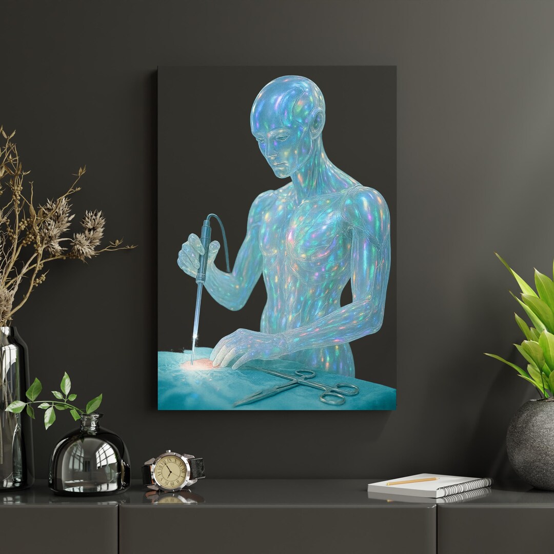 Surgeon Portrait Printable Art, Instant Download – Translucent Ethereal ...