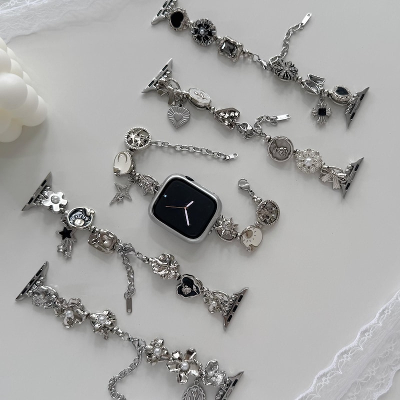 Silver Stars Watch Chain - Etsy