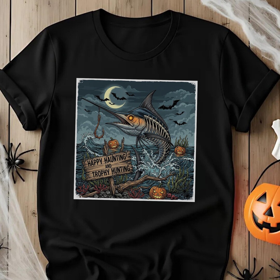 Kids Halloween Fishing Shirt Monster Marlin Tee | Offshore Sportfish ...