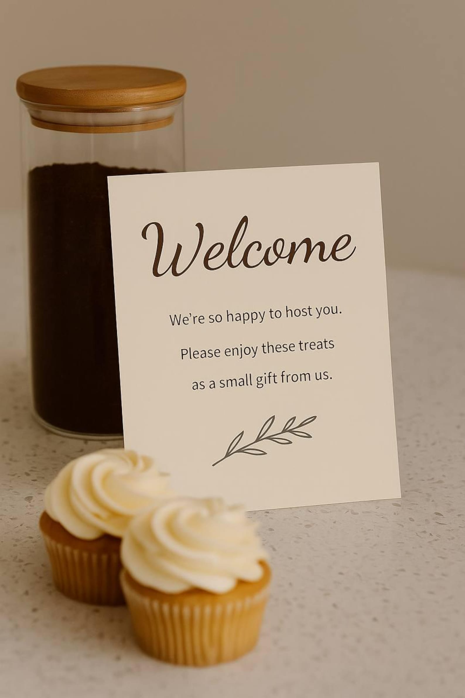 Printable Welcome Basket Card: Airbnb Host Hospitality Gift (PDF & PNG ...