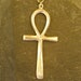 14K Gold Ankh Pendant on a 14K Gold Chain - Etsy