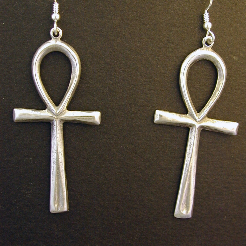 Ankh Earrings - Etsy