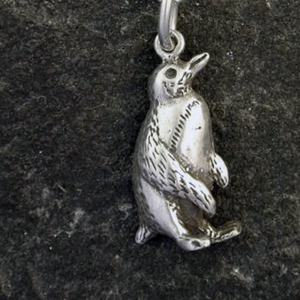 Silver Penguin - Etsy