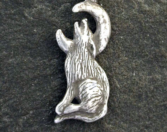 Sterling Silver Coyote Pendant on a Sterling Silver Chain - Etsy