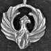 Sterling Silver Original Phoenix Pendant on a Sterling Silver Chain. - Etsy