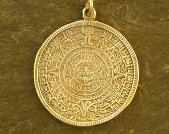 Gold Aztec Calendar - Etsy