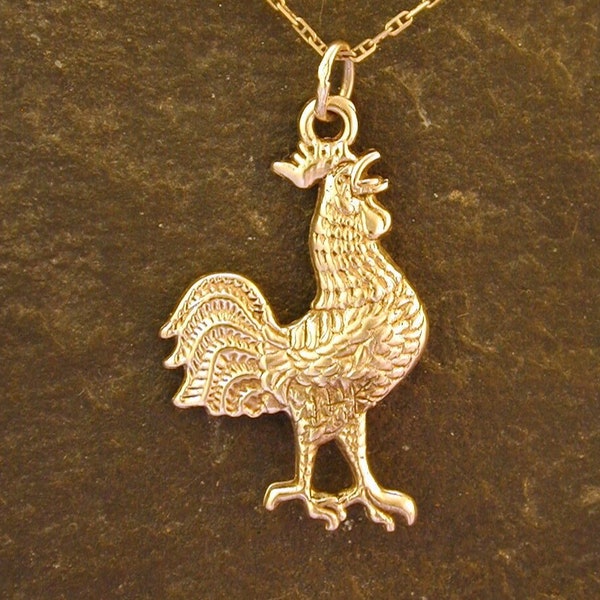 Rooster Pendant - Etsy