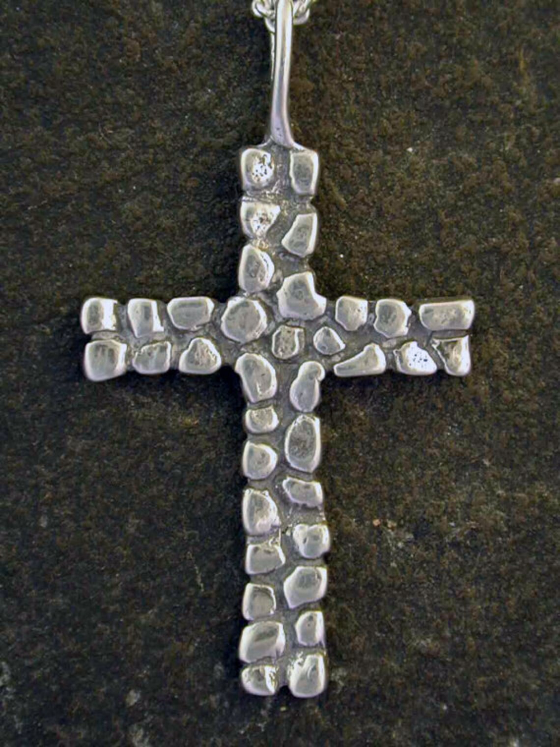 Sterling Silver Cross Pendant on a Sterling Silver Chain - Etsy