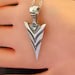 Sterling Silver Arrowhead Pendant on a Sterling Silver Chain. - Etsy