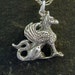 Sterling Silver Griffin Pendant on a Sterling Silver Chain. - Etsy