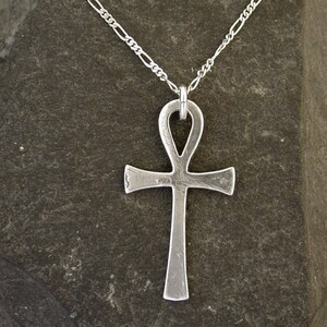 Sterling Silver Ankh Pendant on a Sterling Silver Chain - Etsy