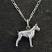 Sterling Silver Boxer Dog Pendant on a Sterling Silver Chain - Etsy
