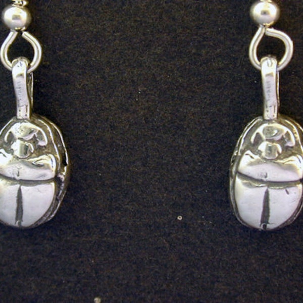 Silver Scarab - Etsy