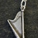 Sterling Silver Harp Pendant on a Sterling Silver Chain. - Etsy