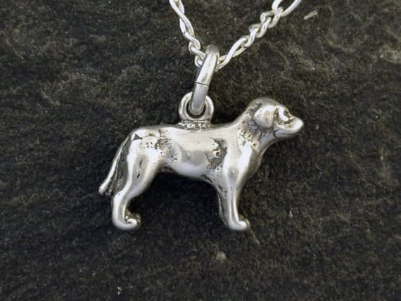 Sterling Silver Labrador Retrever Pendant on a Sterling Silver | Etsy