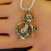 Sterling Silver Monkey Pendant on a Sterling Silver Chain - Etsy