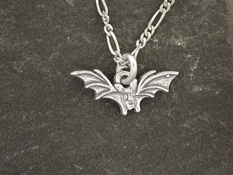 Sterling Silver Bat on a Sterling Silver Chain - Etsy