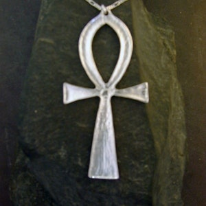 Sterling Silver Ankh Pendant on a Sterling Silver Chain - Etsy