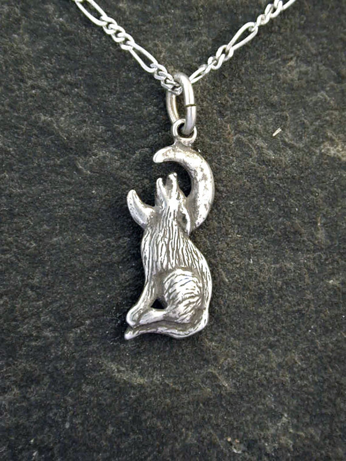 Sterling Silver Coyote Pendant on a Sterling Silver Chain - Etsy