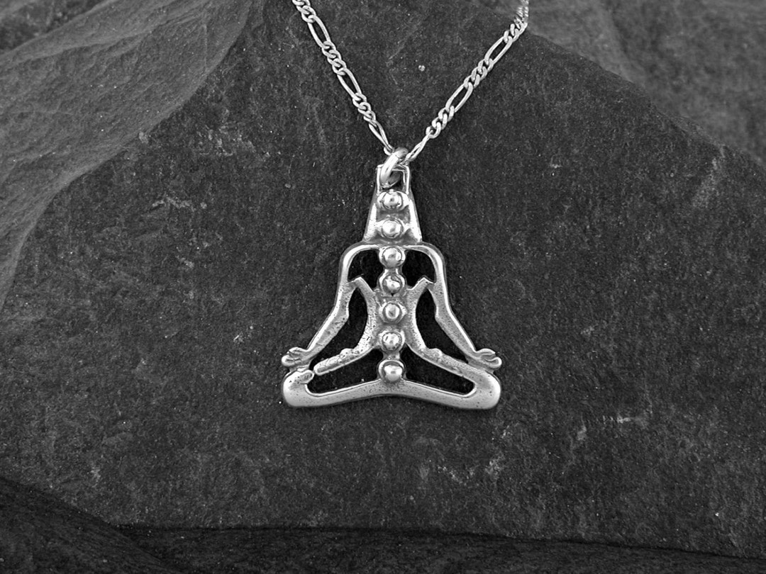 Sterling Silver Chakra Pendant on a Sterling Silver Chain - Etsy