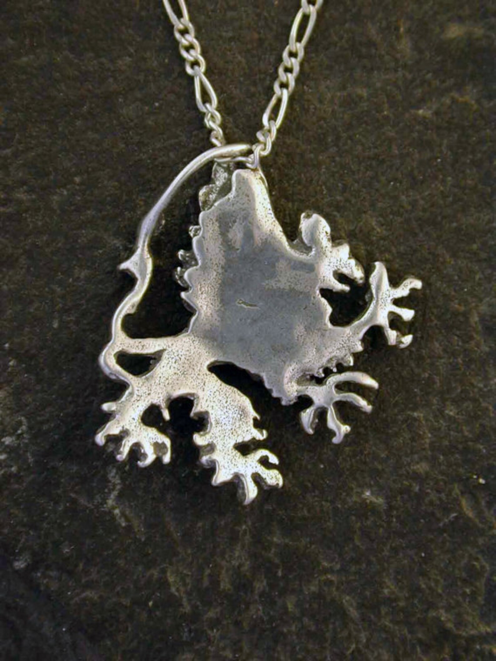 Sterling Silver Griffin Pendant on Sterling Silver Chain. - Etsy