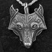 Sterling Silver Wolf Head Pendant on a Sterling Silver Chain - Etsy