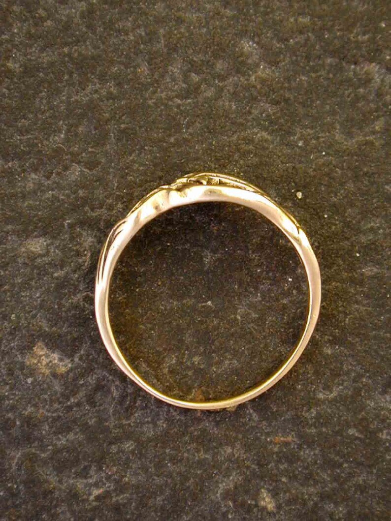 Swimming Dolphin 14K Gold Ring | Etsy