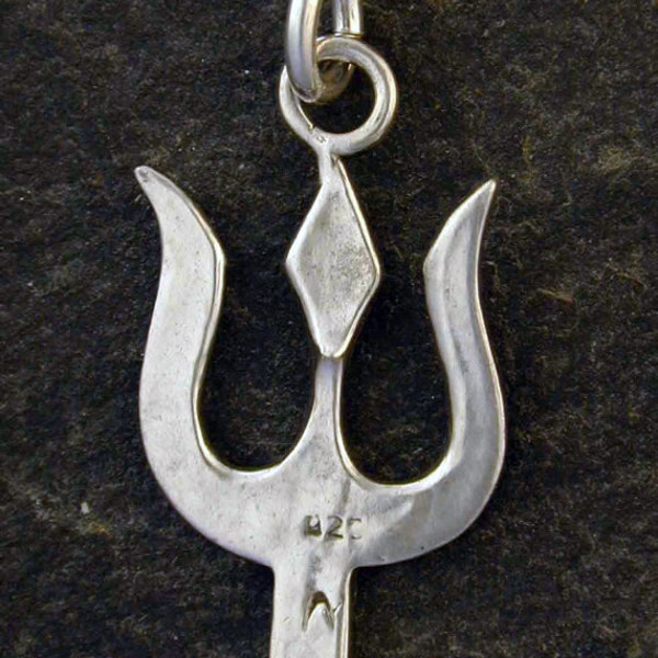 Trident Pendant - Etsy