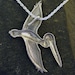 Sterling Silver Large Flying Pelican on a Sterling Silver Chain - Etsy