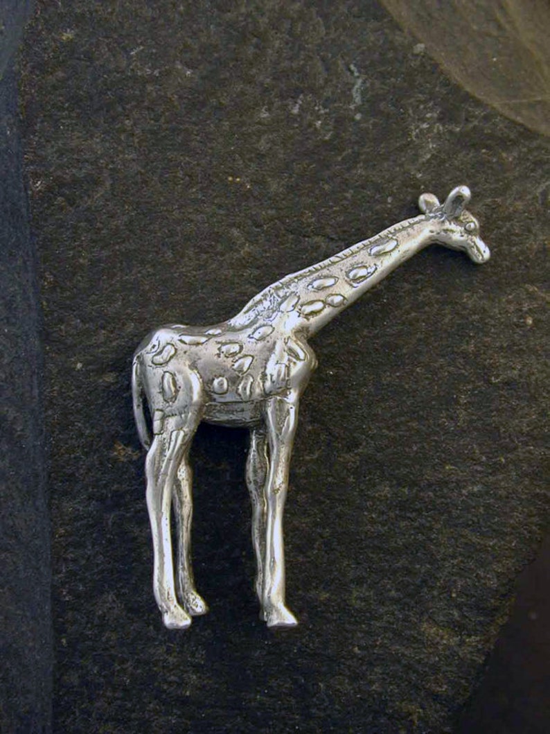 Sterling Silver Giraffe Sculpture - Etsy