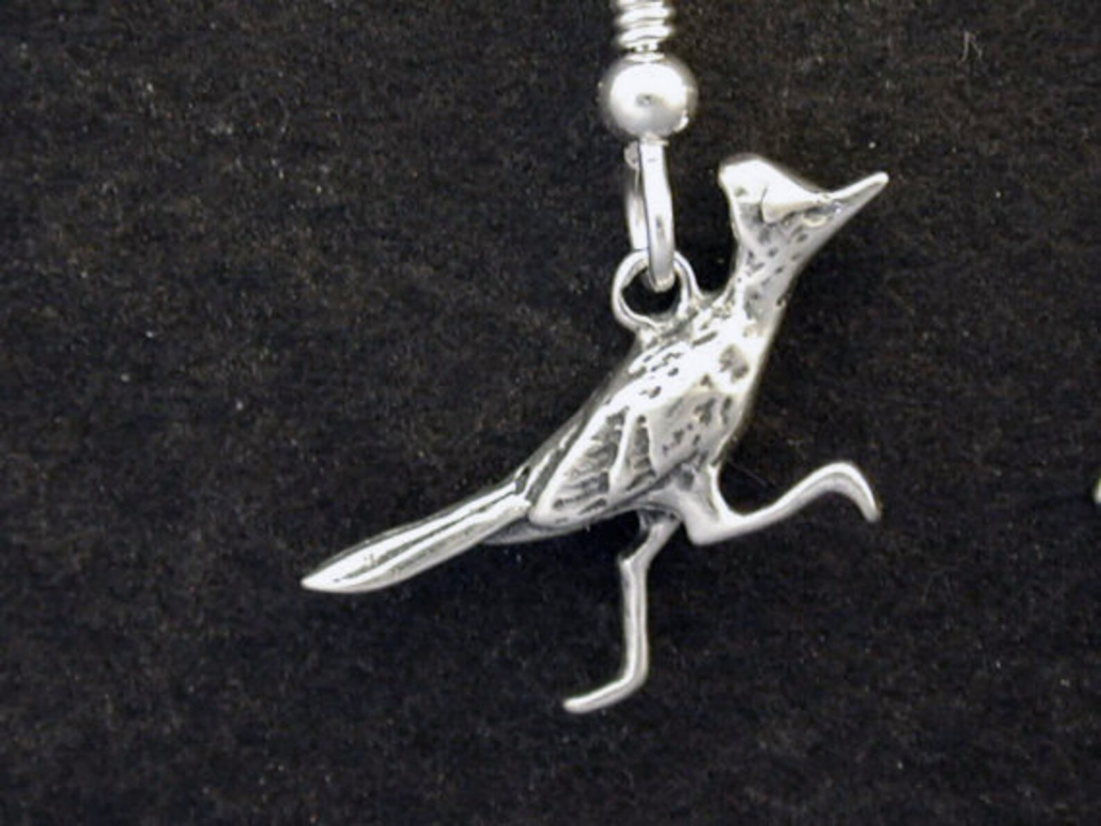 Sterling Silver Roadrunner Earrings on Heavy Sterling Silver - Etsy