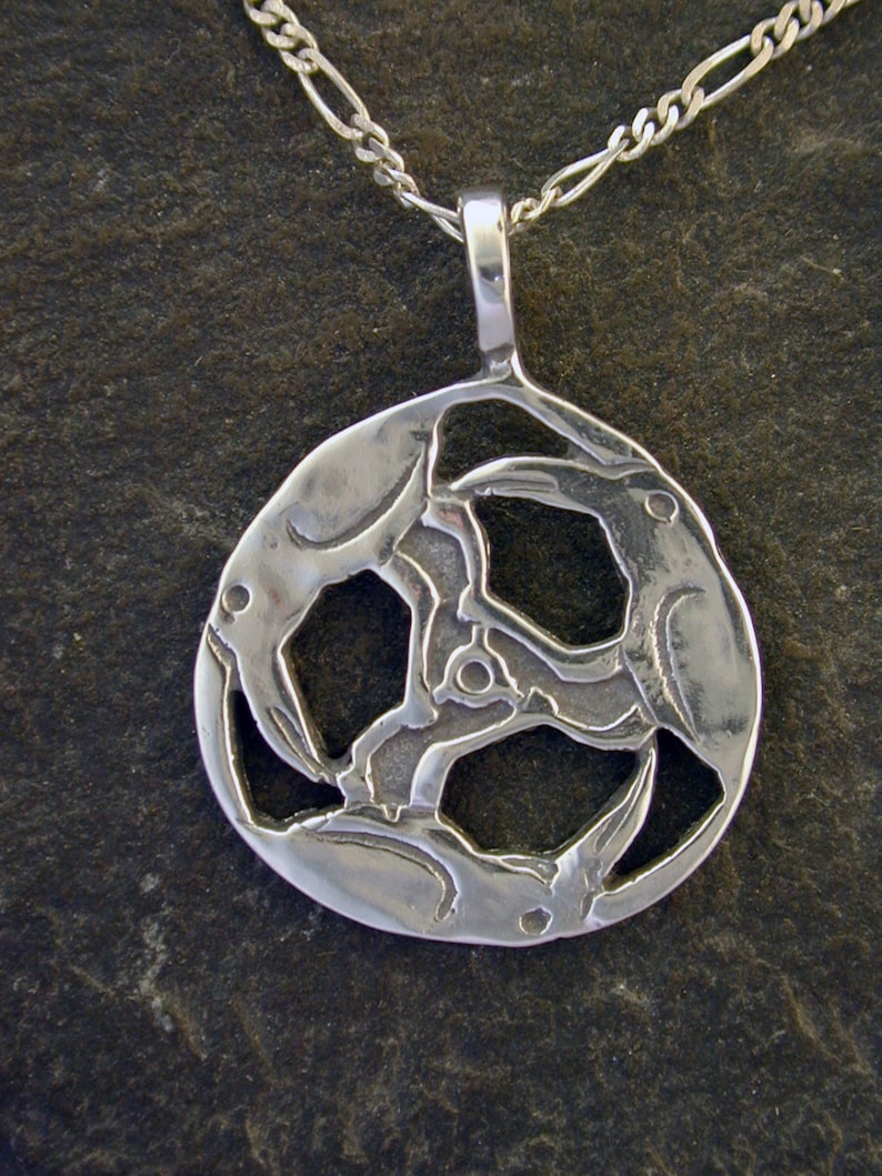 Sterling Silver Crow Pendant on a Sterling Silver Chain. | Etsy