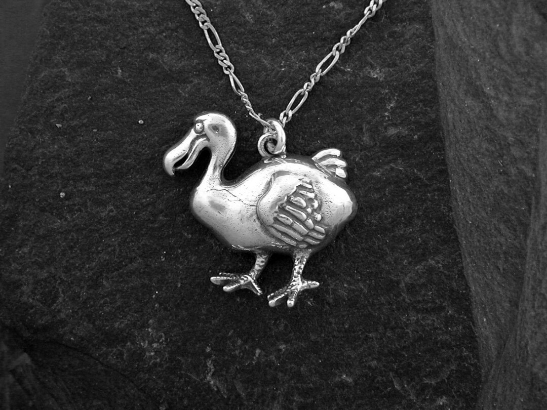 Sterling Silver Dodo Pendant on a Sterling Silver Chain - Etsy