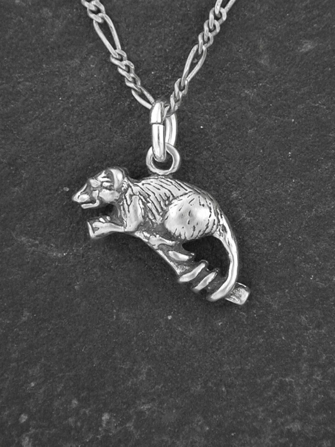 Sterling Silver Opossum Pendant on a Sterling Silver Chain - Etsy