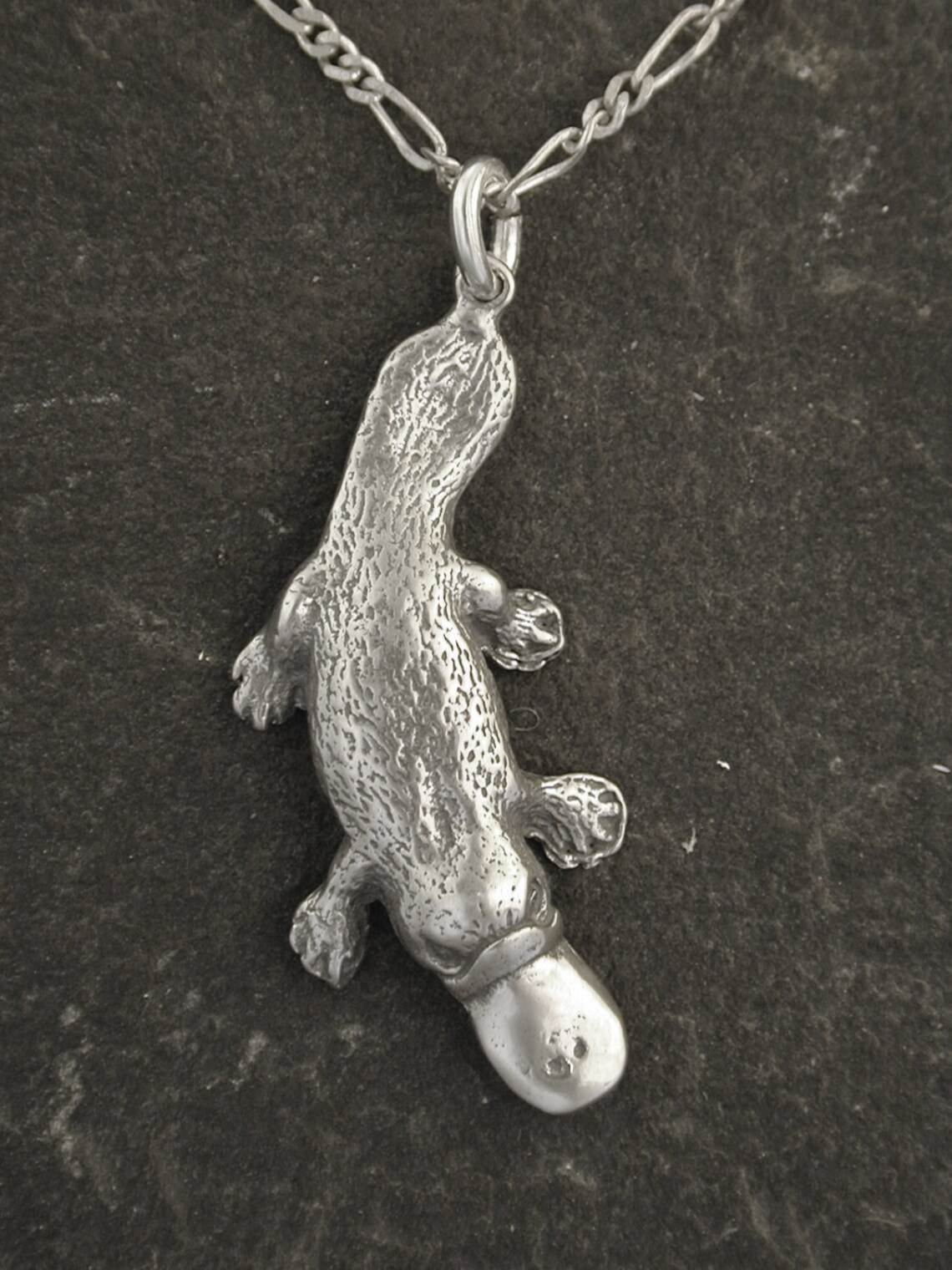 Sterling Silver Duck Billed Platypus Pendant on a Sterling Silver Chain ...
