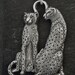 Sterling Silver Cheetah Pendant on a Sterling Silver Chain - Etsy
