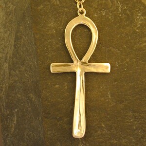 14K Gold Ankh Pendant on a 14K Gold Chain - Etsy