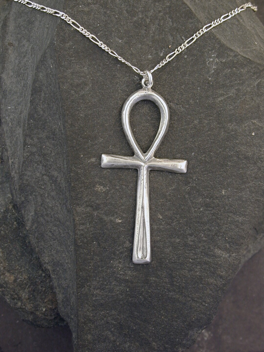 Sterling Silver Ankh Pendant on a Sterling Silver Chain - Etsy