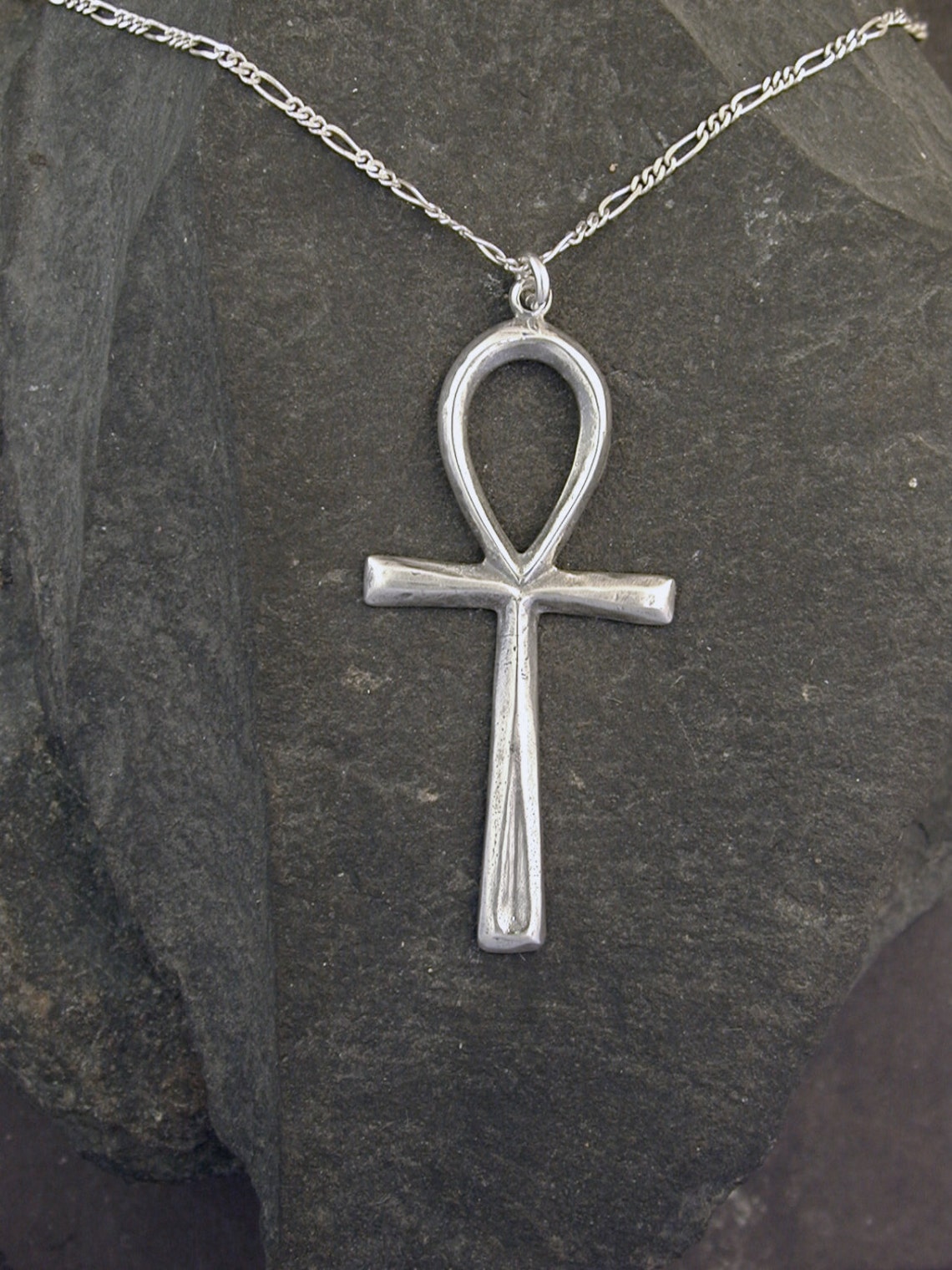 Sterling Silver Ankh Pendant on a Sterling Silver Chain - Etsy