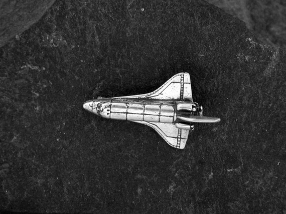 Silver Space Shuttle Logo