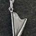 Sterling Silver Harp Pendant on a Sterling Silver Chain. - Etsy